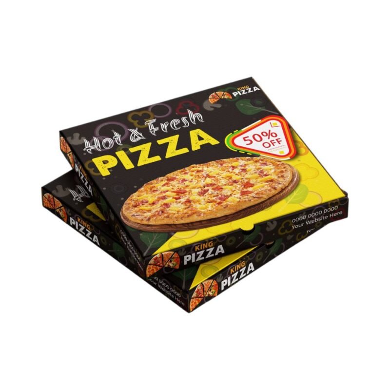 Custom Printed Pizza Box | MOQ 1000 - thinkFair Print Pack